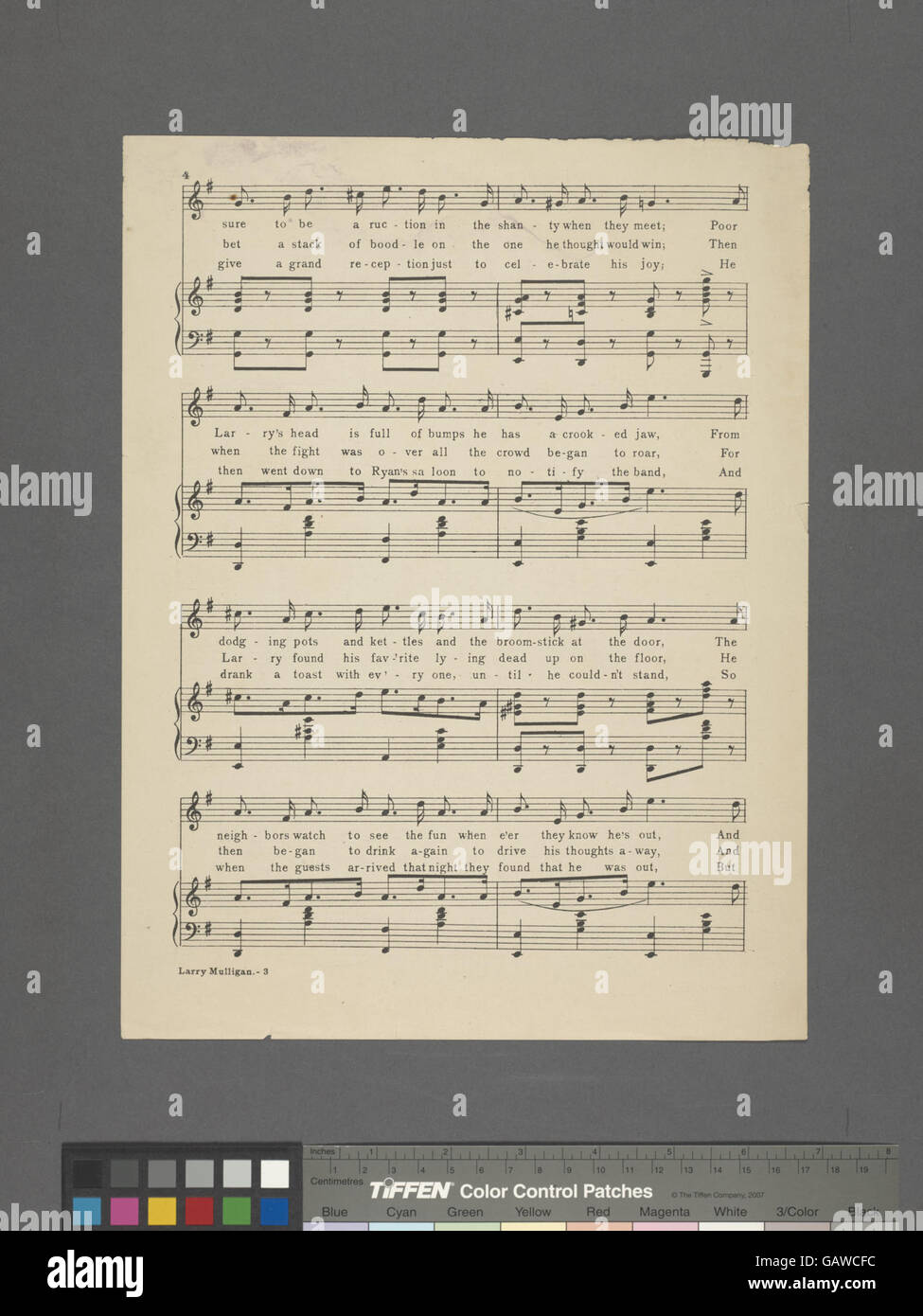 'Larry Mulligan' is likely a song or narrative about a character named ...