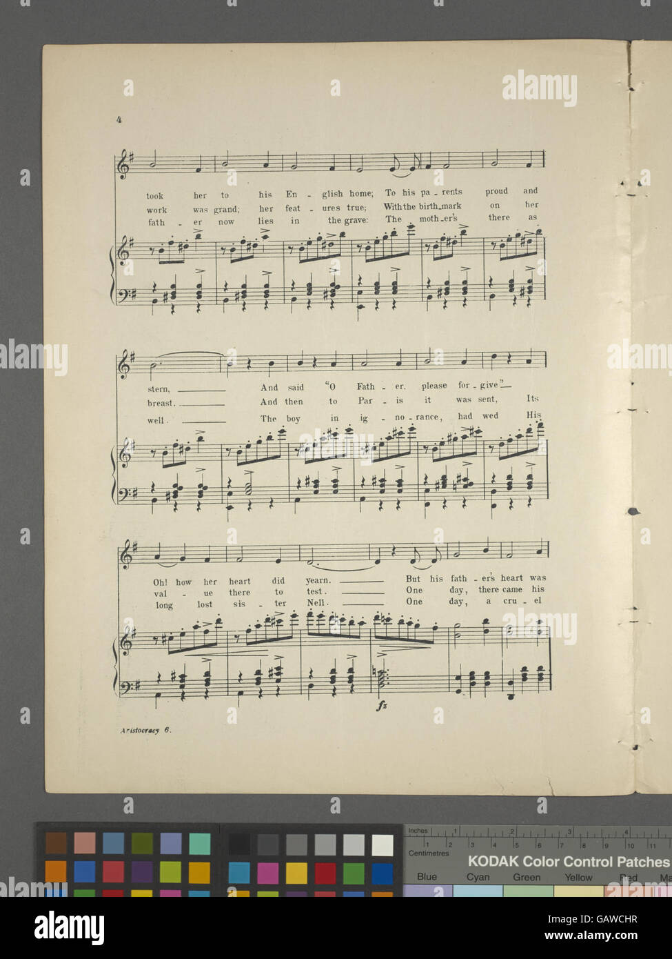 Aristocracy is a musical composition from the early 20th century ...