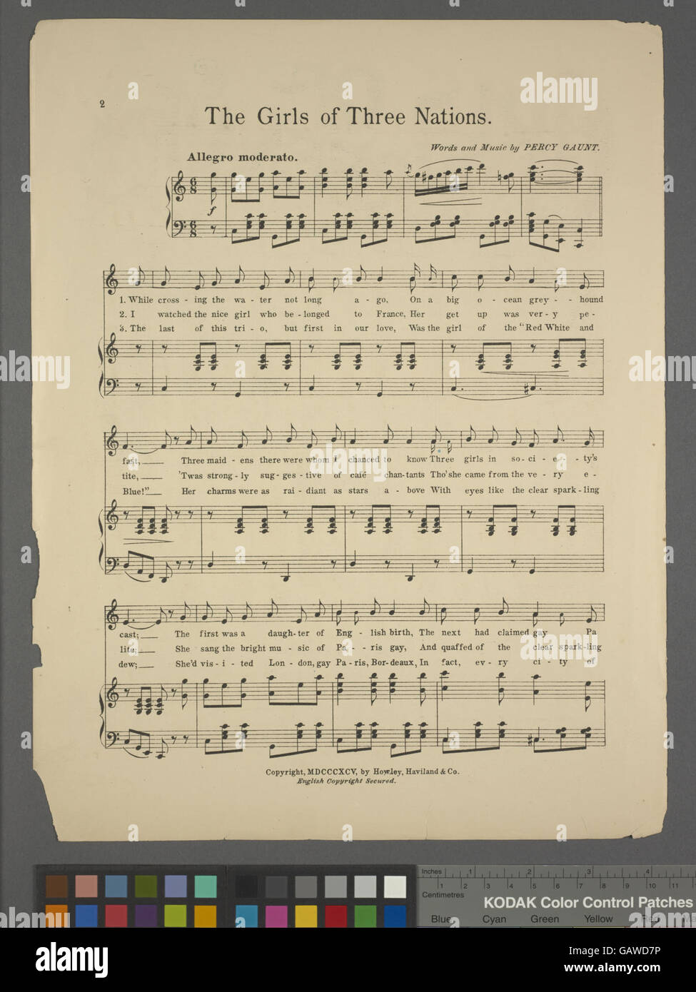 'Girls of Three Nations' suggests a focus on women or girls from ...