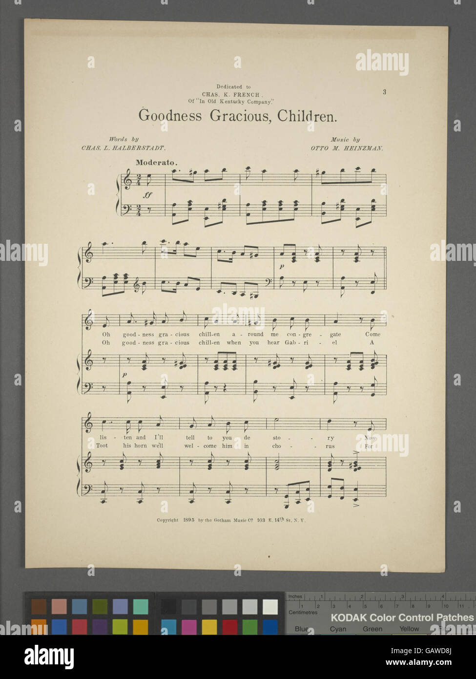 'Goodness Gracious Children' is likely a song or phrase that expresses ...