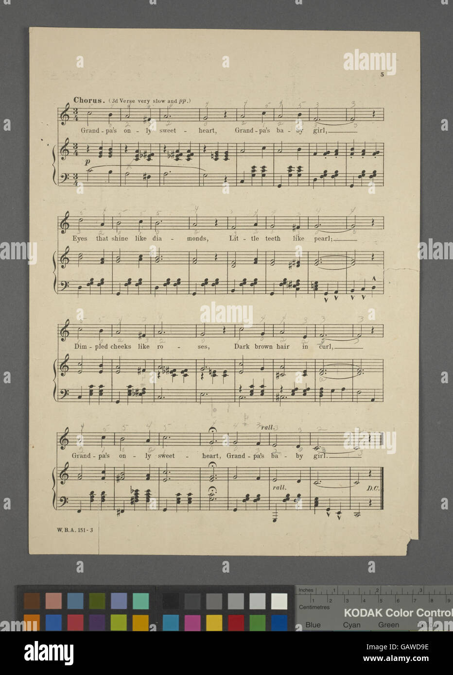 A sentimental reference to the affection a grandfather has for a ...