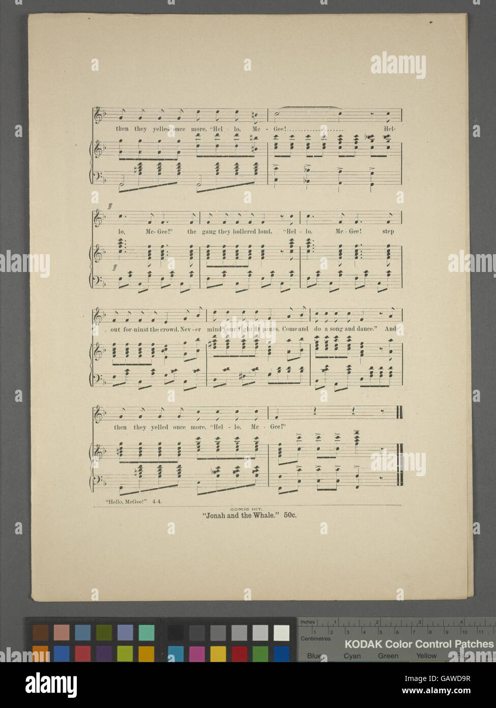 The title likely refers to a popular phrase or a song, where 'McGee' is ...