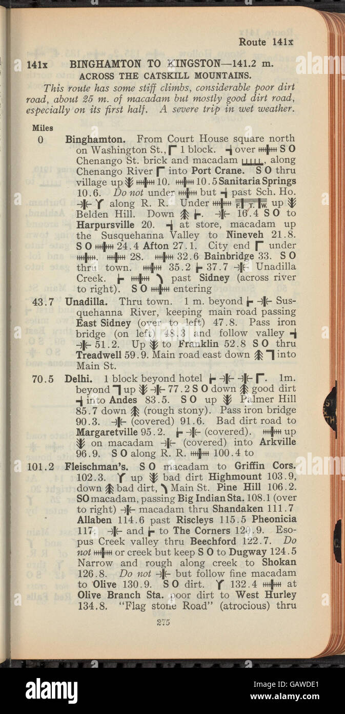 Another example of a tour book from the early 20th century, documenting ...