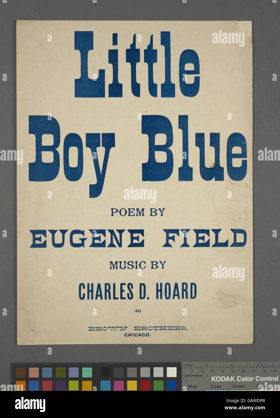 'Little Boy Blue' is a traditional nursery rhyme or folk song often ...
