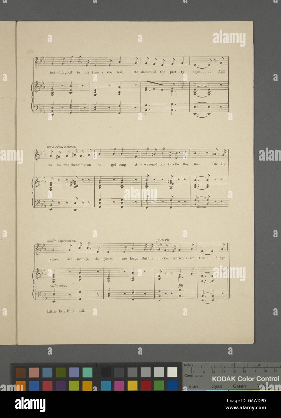 'Little Boy Blue' is a song based on the nursery rhyme that portrays a ...