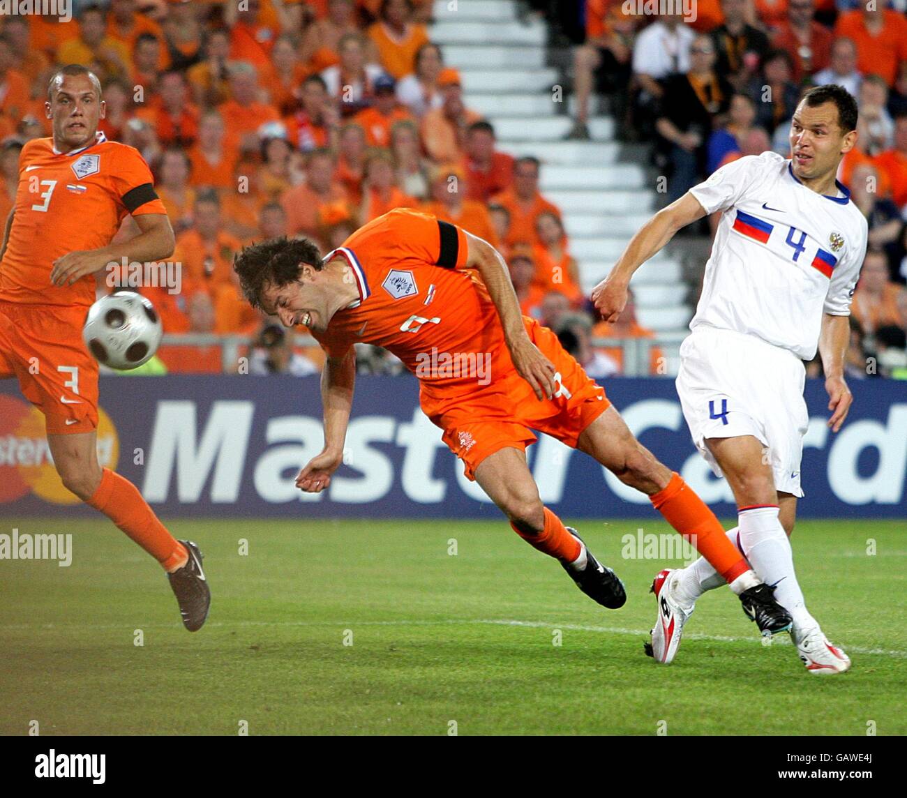 Ball full length goal football euro2008 euro 2008 hollruss netherlands ...