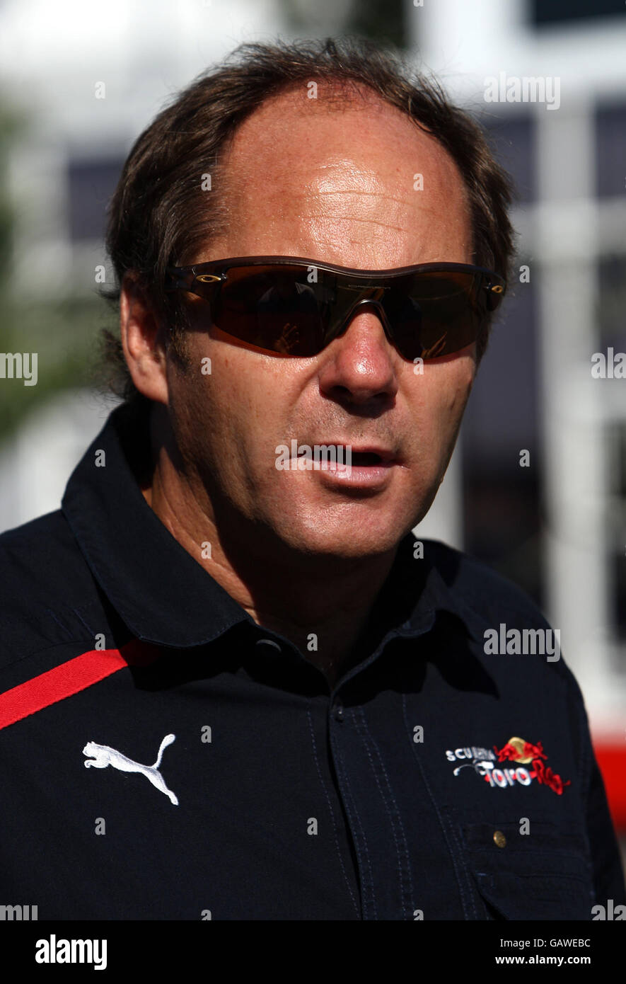 Gerhard berger during qualifying hi-res stock photography and images ...