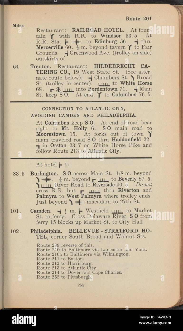 A guidebook detailing a tour itinerary or travel guide, providing ...