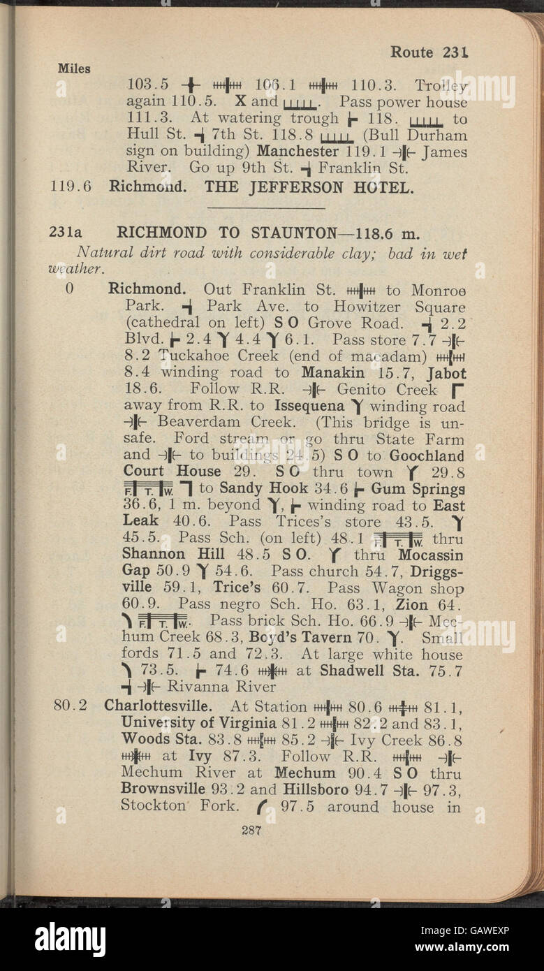 A tour book serves as a detailed guide, likely offering descriptions of ...