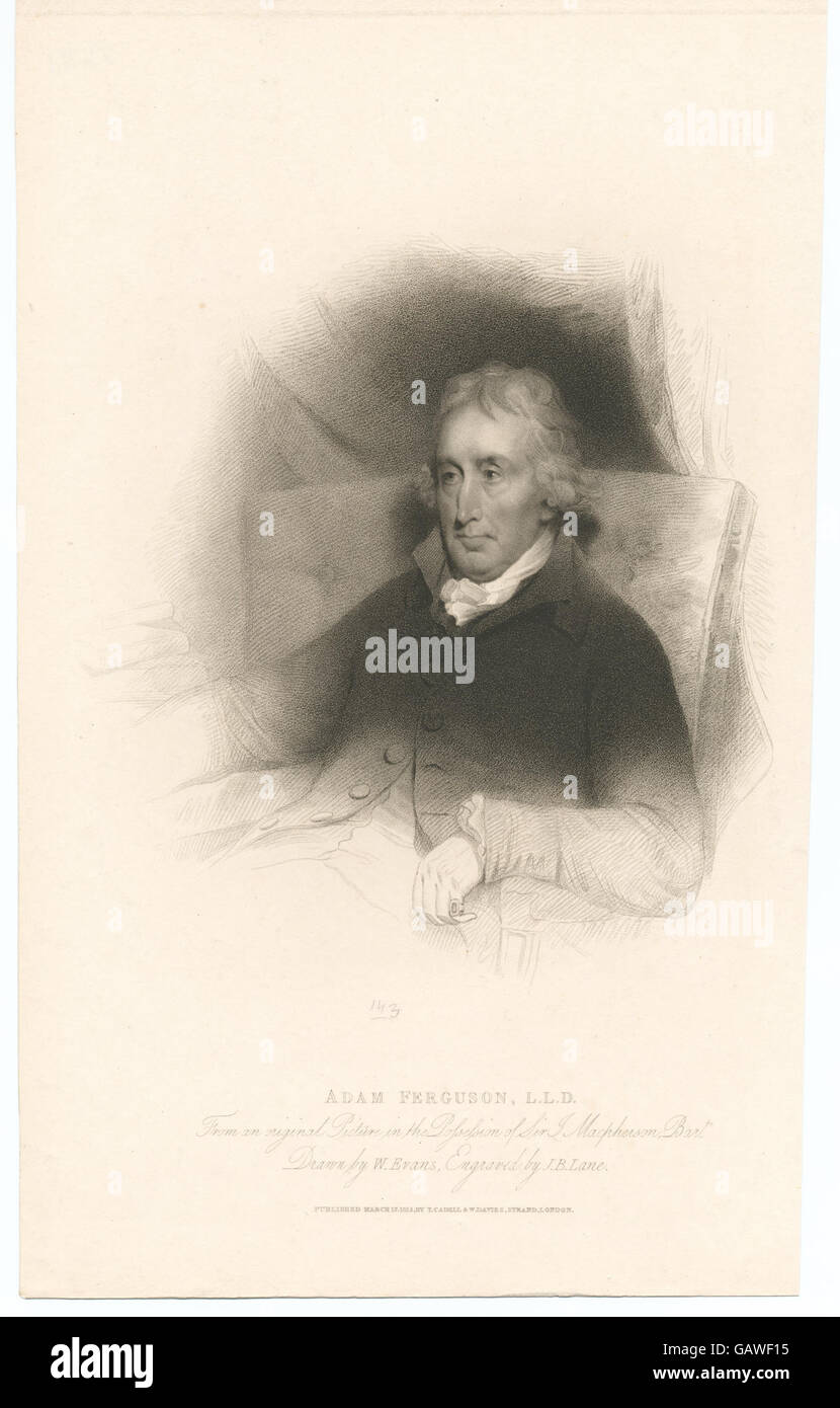 Adam Ferguson, L.L.D., was a notable philosopher and historian, best ...