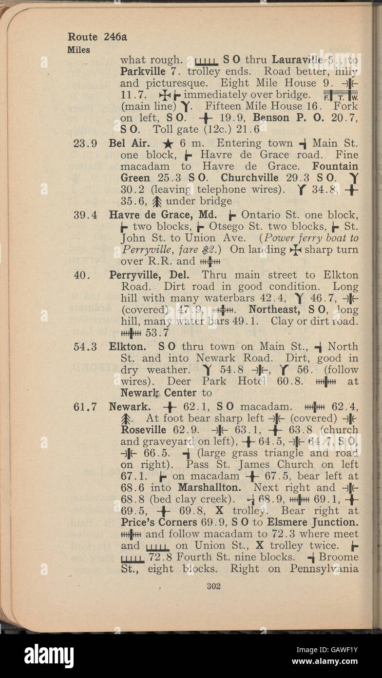 A tour book, likely a guide or publication detailing a travel ...