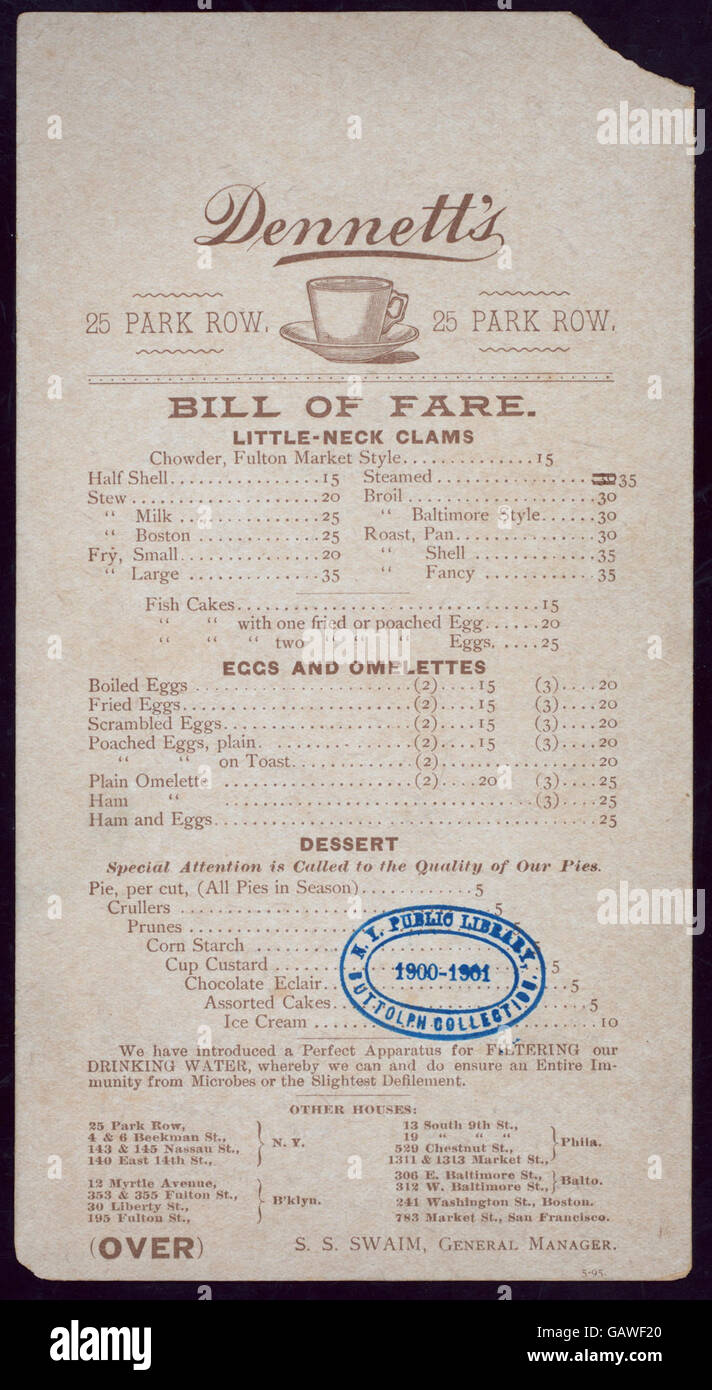 American breakfast 1920s hi-res stock photography and images - Alamy