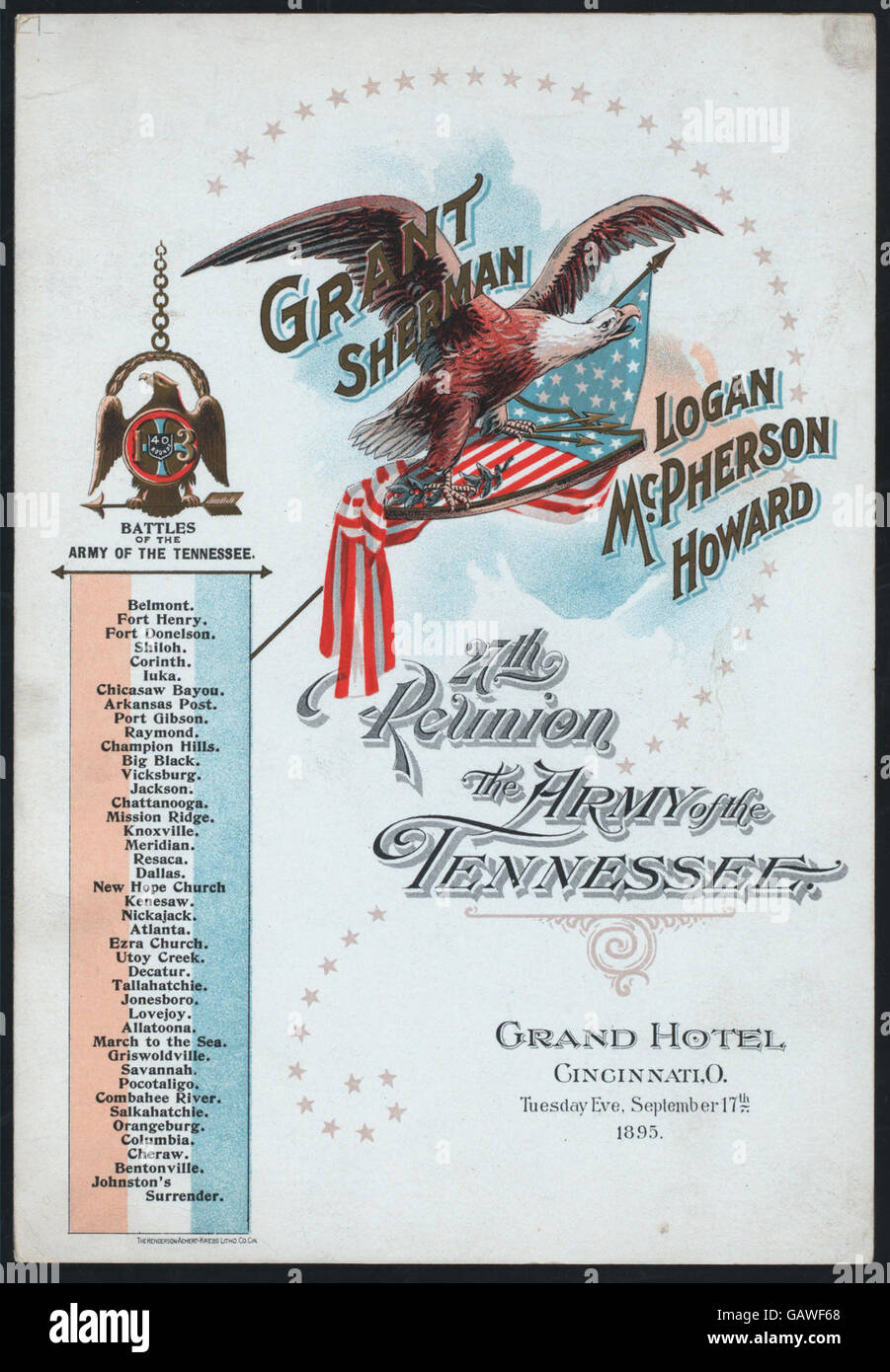 The 27th Reunion of the Army of the Tennessee at the Grand Hotel in ...