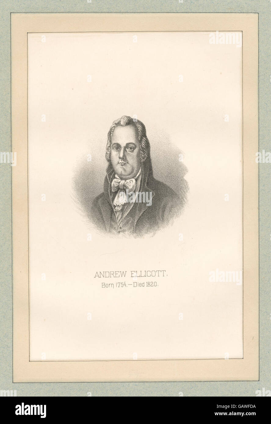 Andrew Ellicott was a prominent American surveyor and mathematician ...