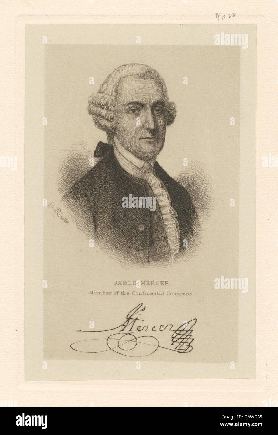 James Mercer was a notable member of the Continental Congress ...