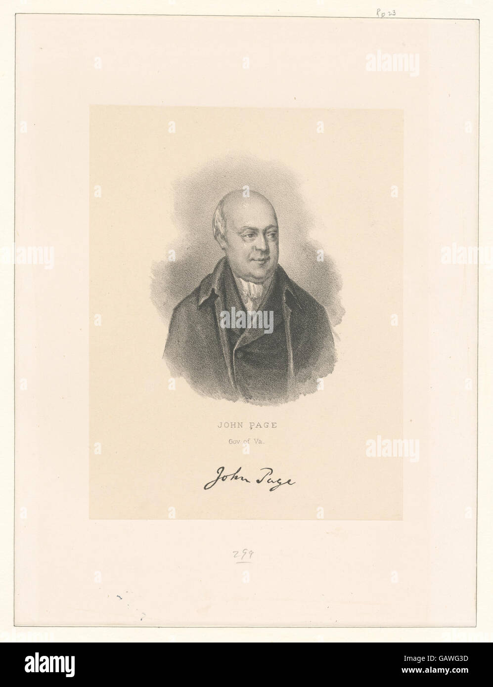 John Page, Governor of Virginia, was a prominent political figure in ...