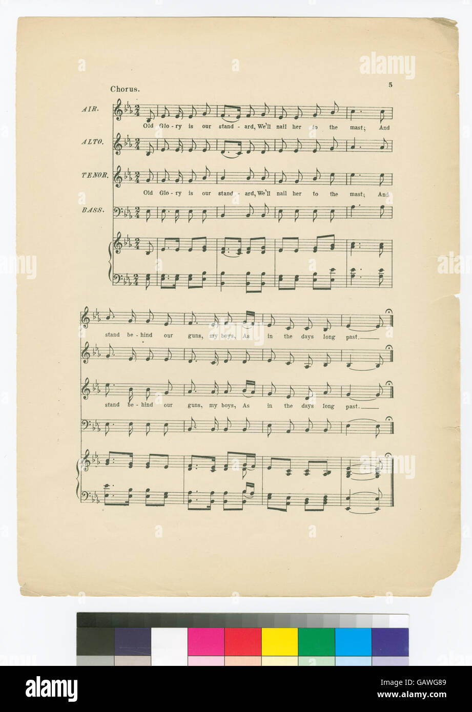 'Old Glory' refers to the American flag, symbolizing the country's ...