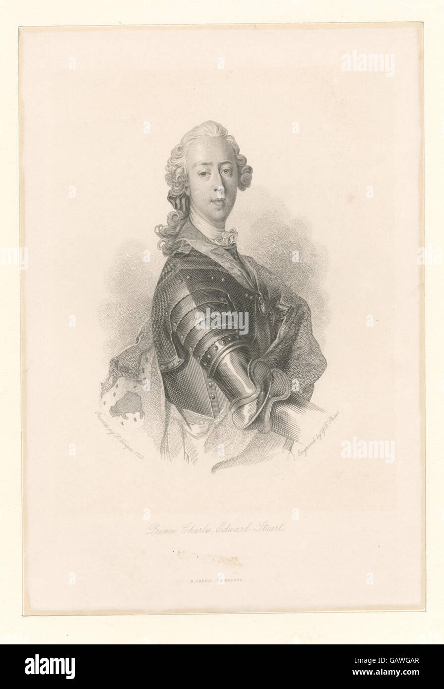 This image depicts Prince Charles Edward Stuart, known for his role in ...