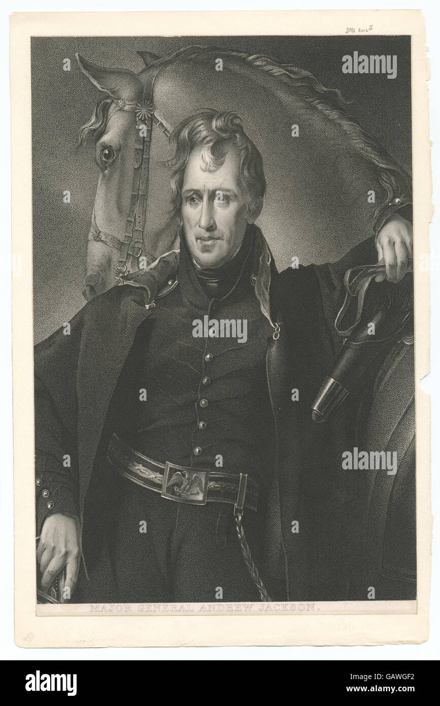 Major General Andrew Jackson High Resolution Stock Photography and ...