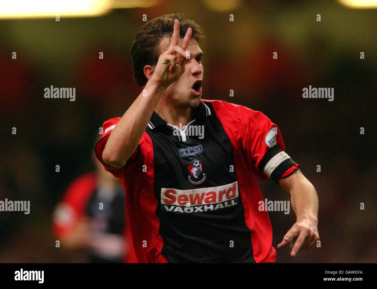 AFC Bournemouth's Carl Fletcher celebrates after scoring his second ...