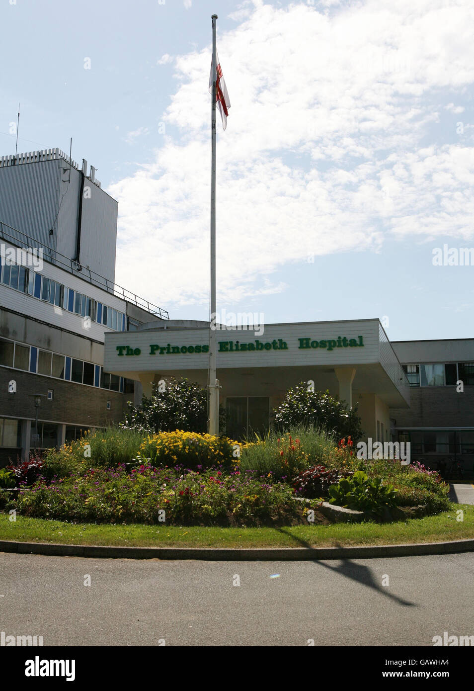 A general view of The Princess Elizabeth Hospital, Guernsey Stock Photo ...