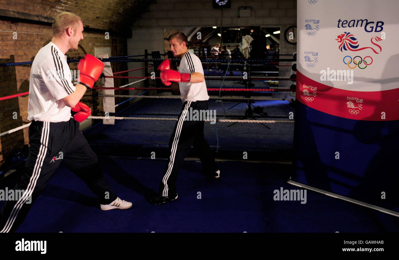 Olympics - Boxing - BOA Team GB Announcement - Fitzroy Lodge Stock ...