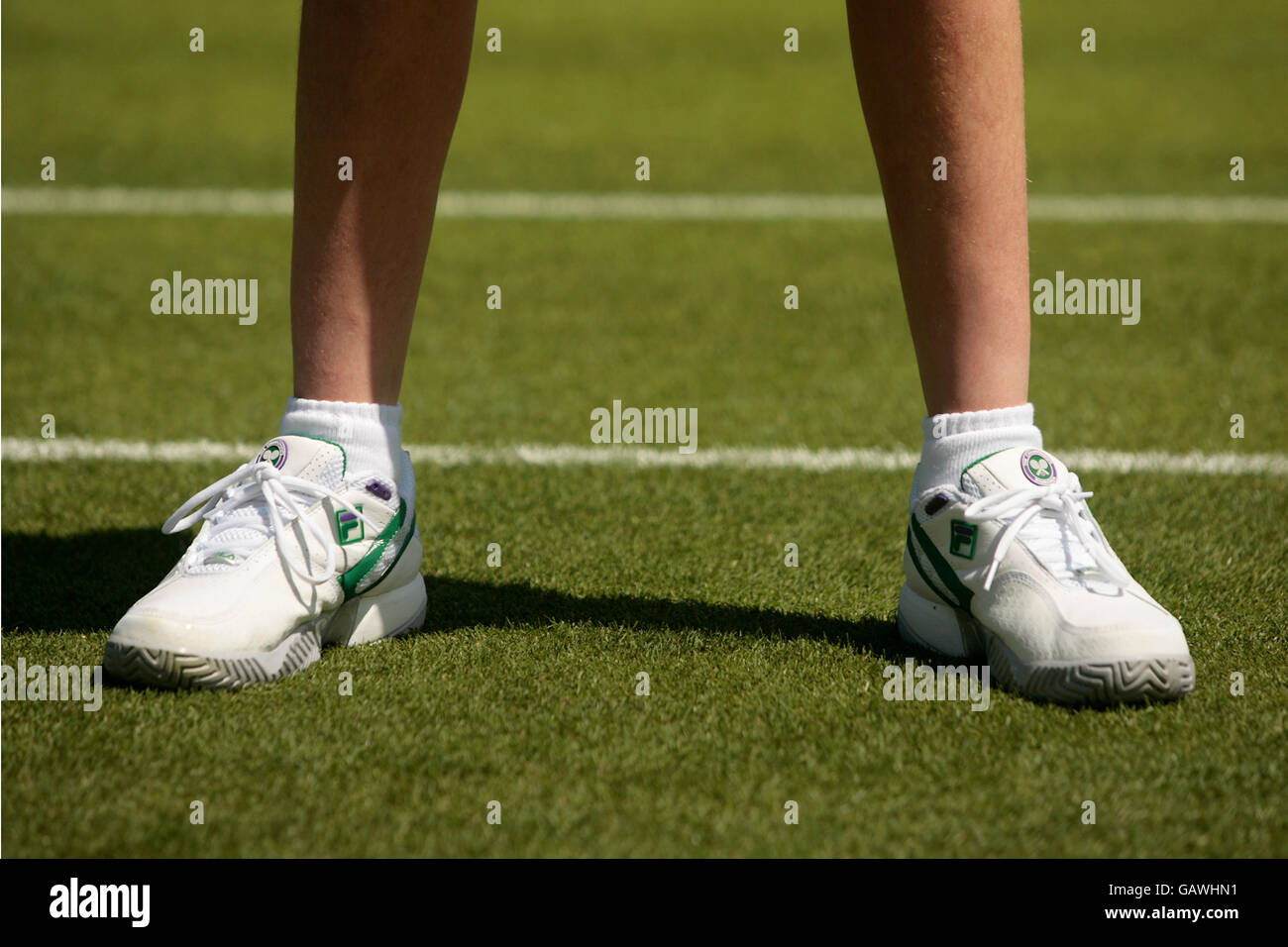 The feet of a ball boy at wimbledon hi-res stock photography and images ...