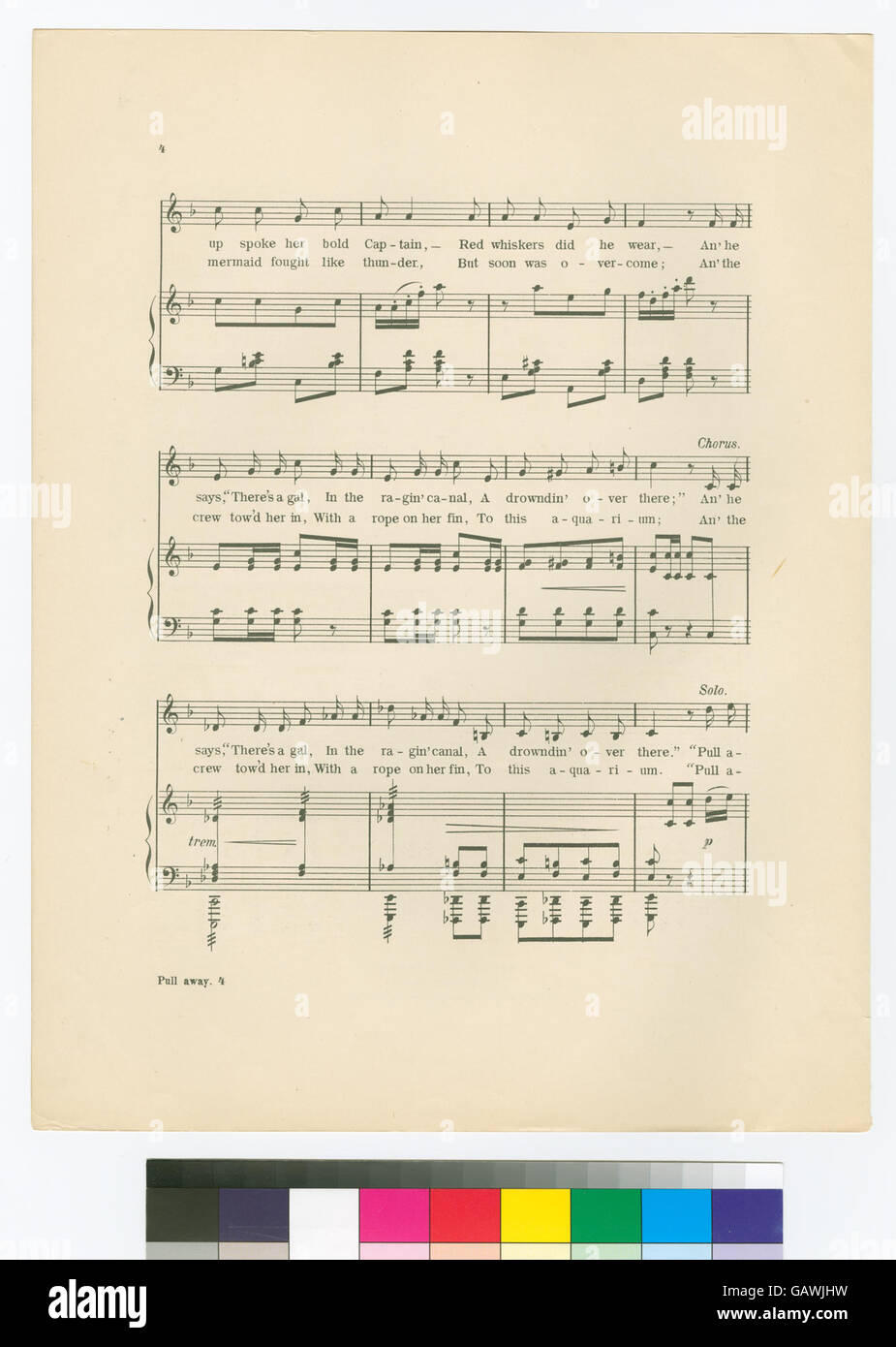 'Pull Away, Boys, Said the Captain' is a maritime song expressing the ...