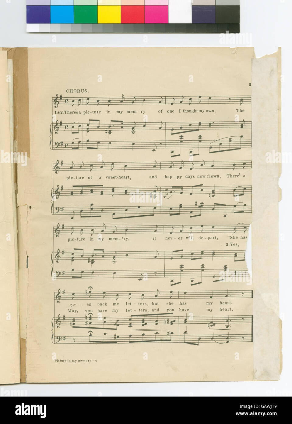 'There's a Picture in My Memory' evokes themes of nostalgia and ...