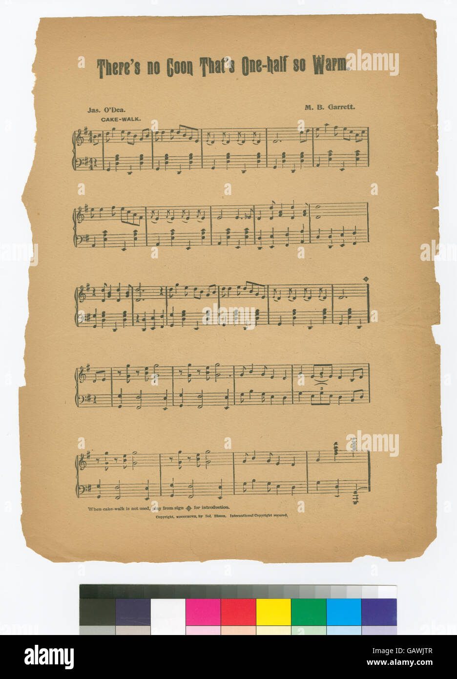 'There's No Coon That's One Half So Warm' is a folk song from the early ...