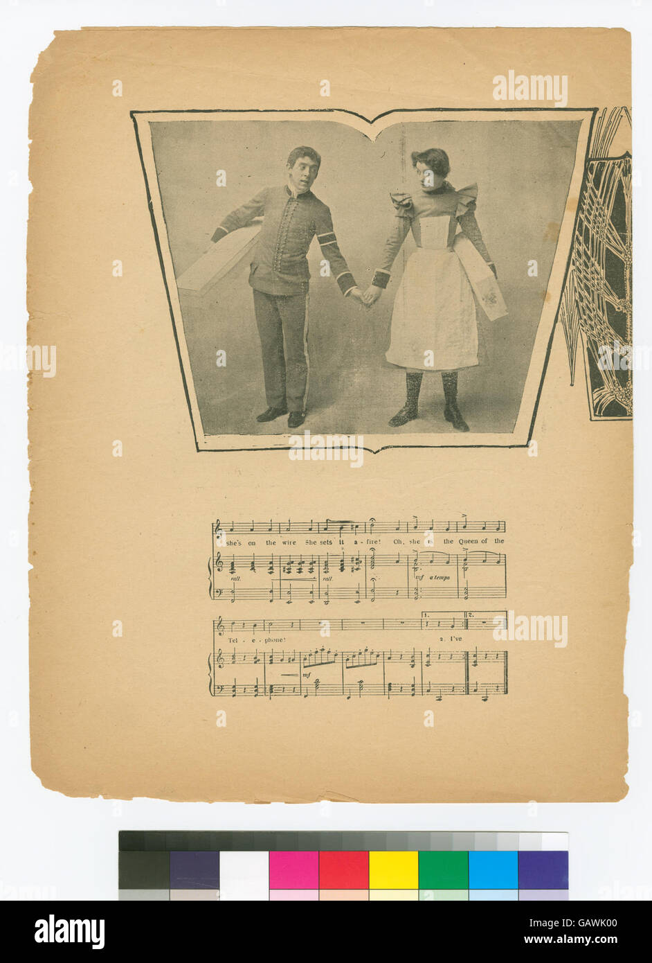 'Tricky Little Sarah' portrays a mischievous figure, possibly a child ...