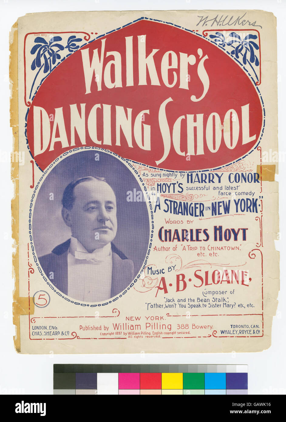 Walker's Dancing School was a popular institution for learning ballroom ...