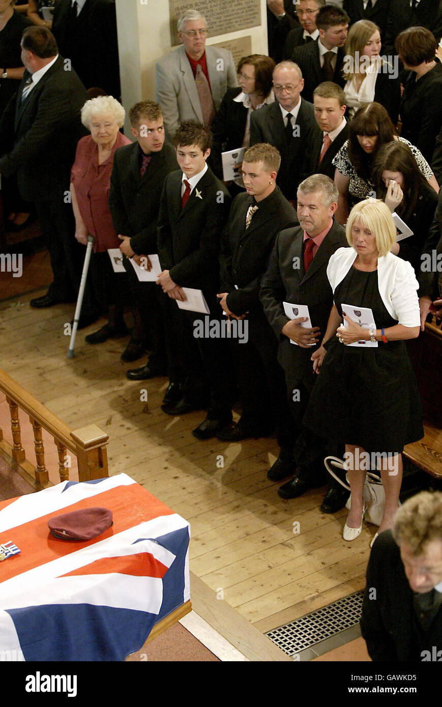 Paul Gamble (2nd right) and Georgina Gamble (far right) the parents of ...