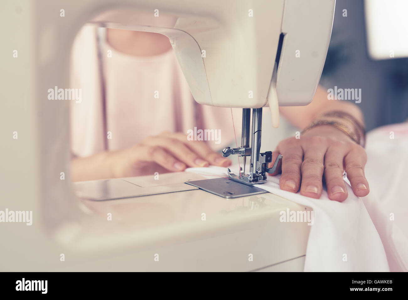 Sewing process hi-res stock photography and images - Alamy