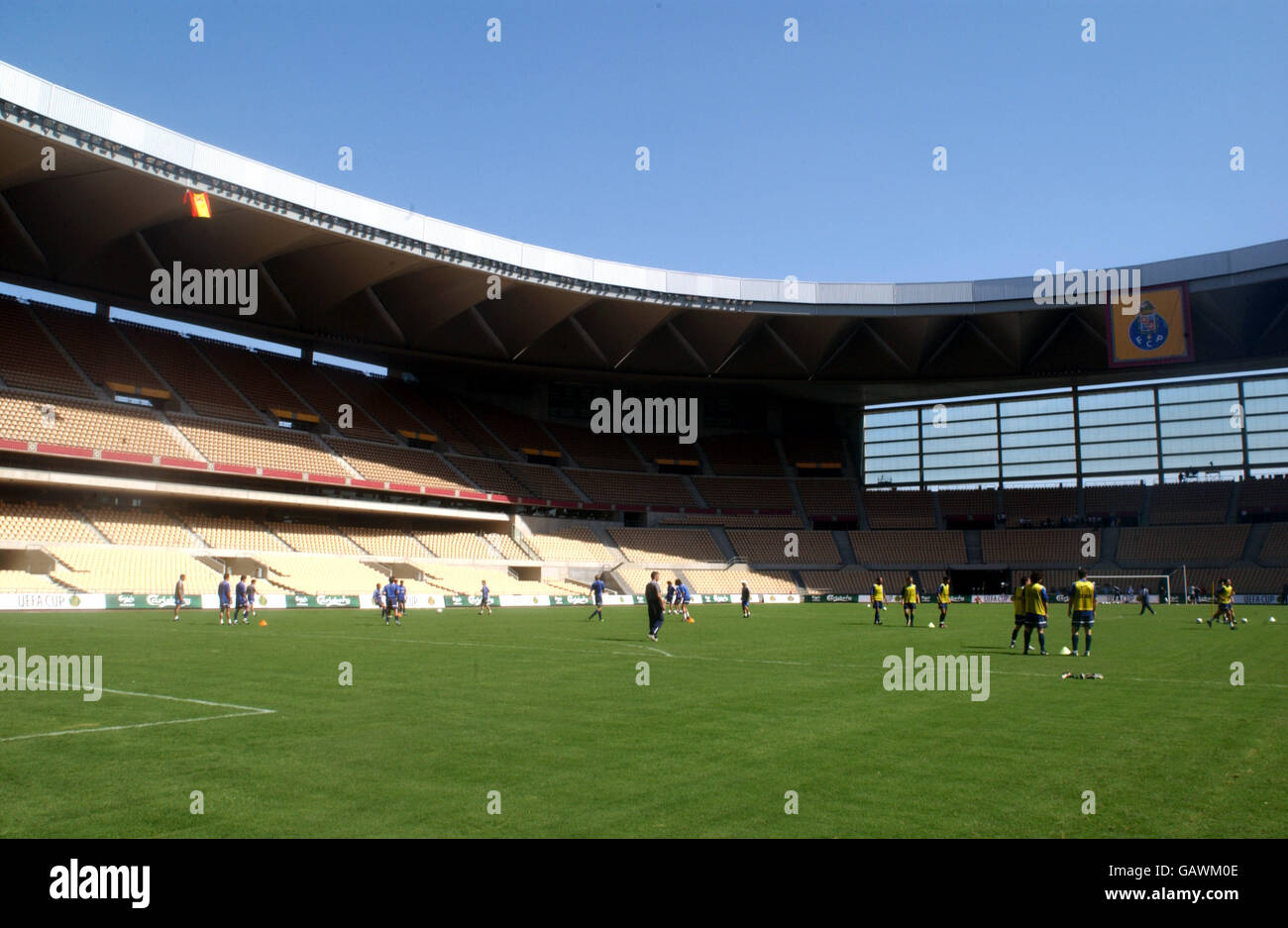 Soccer - UEFA Cup Final Stock Photo - Alamy