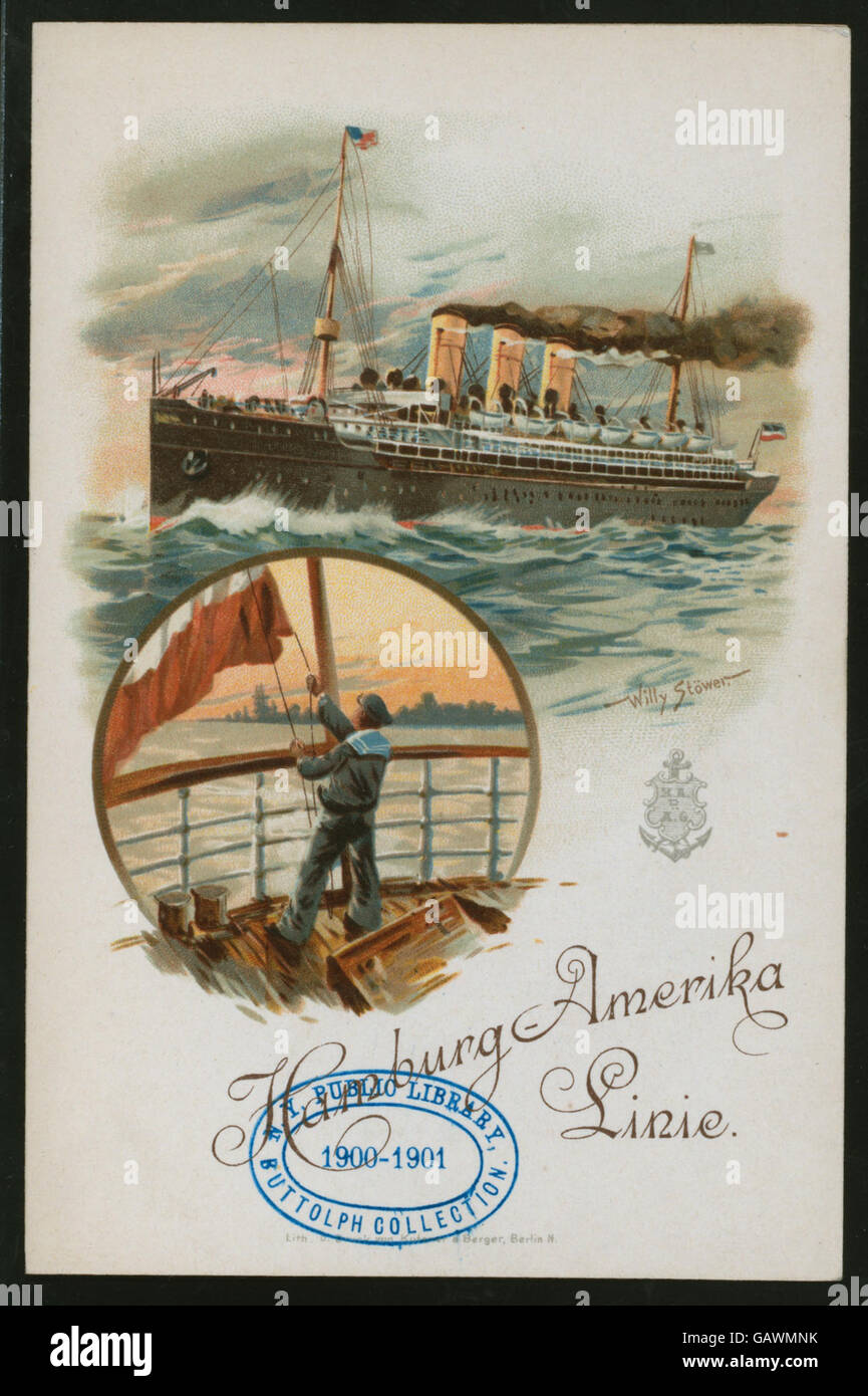 A dinner event held aboard the SS Auguste Victoria, part of the Hamburg ...