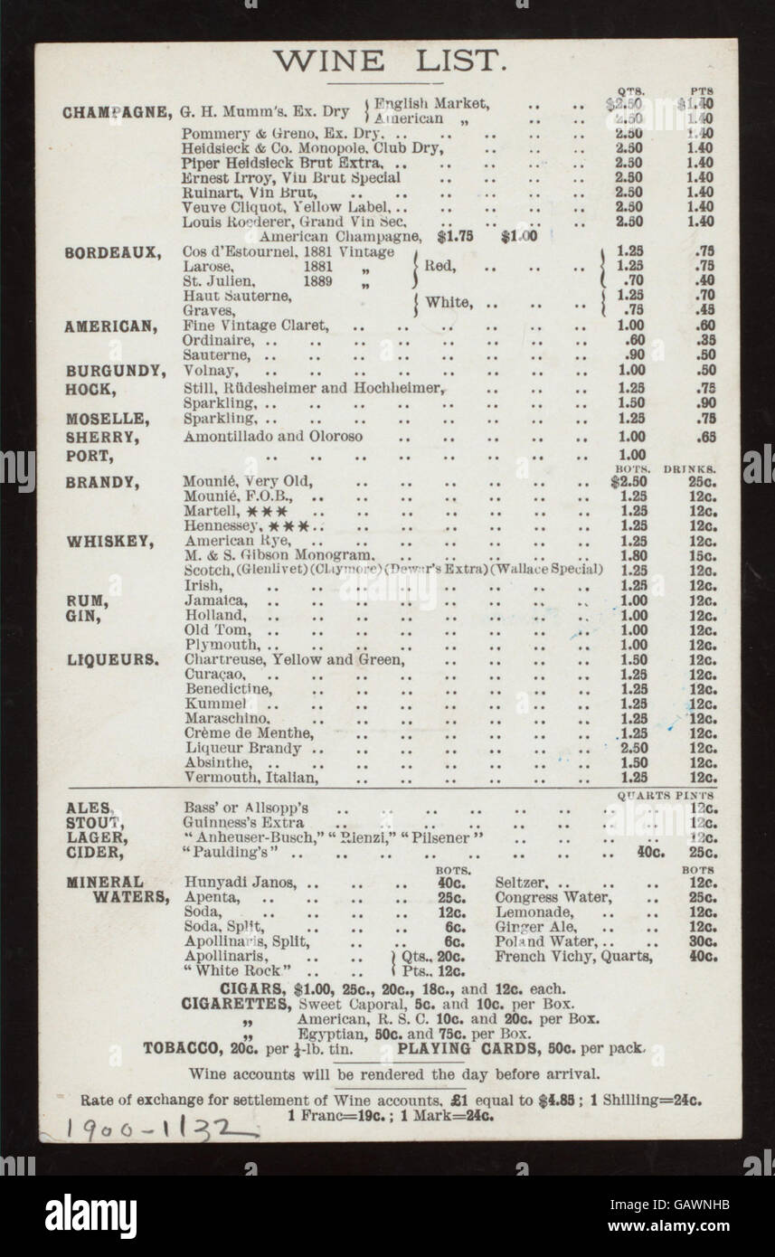 A dinner hosted by the U.S. Mail Ship (U.S.M.S.) New York while en ...