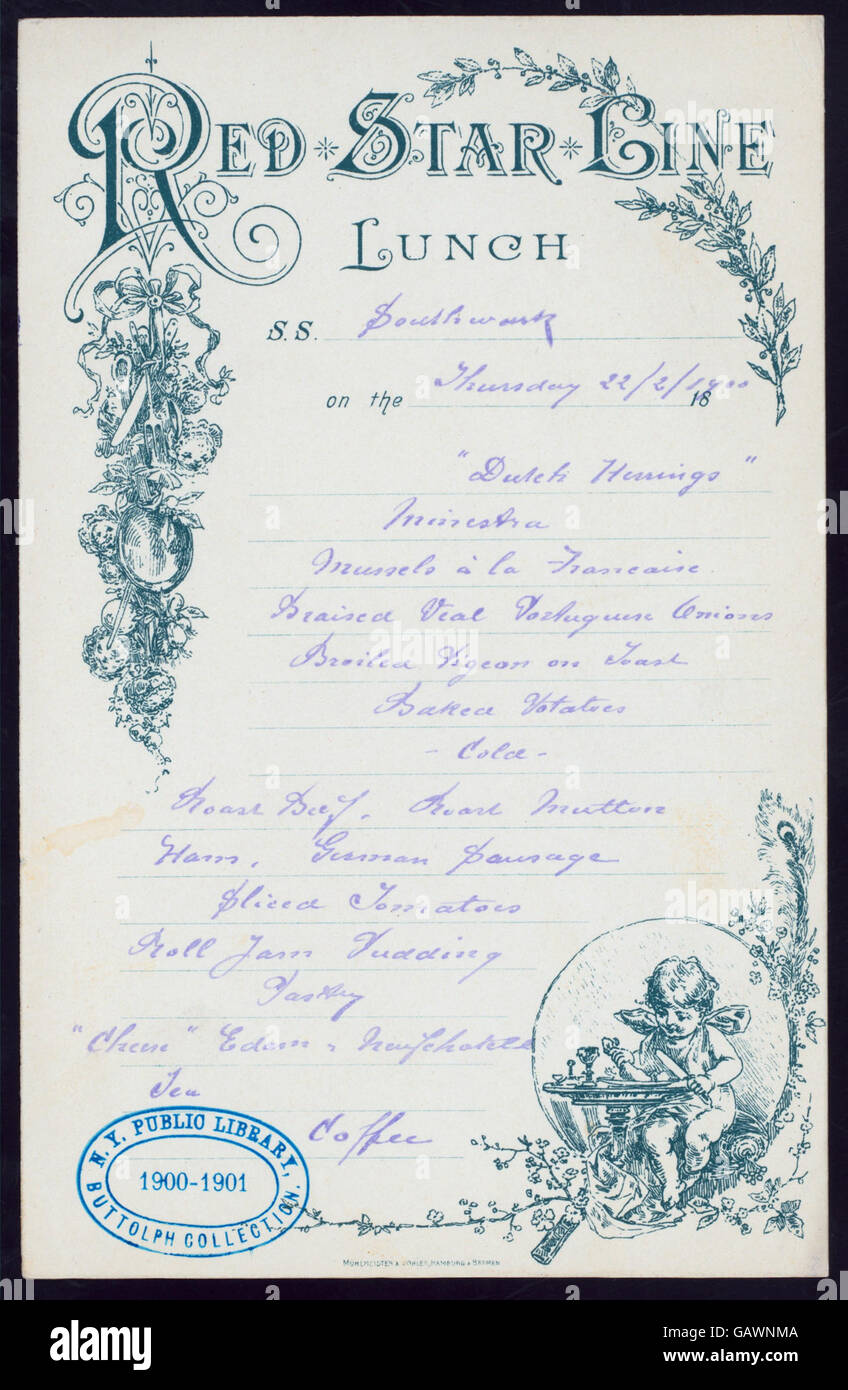 A lunch event held aboard the S.S. Southwork, a passenger ship operated ...