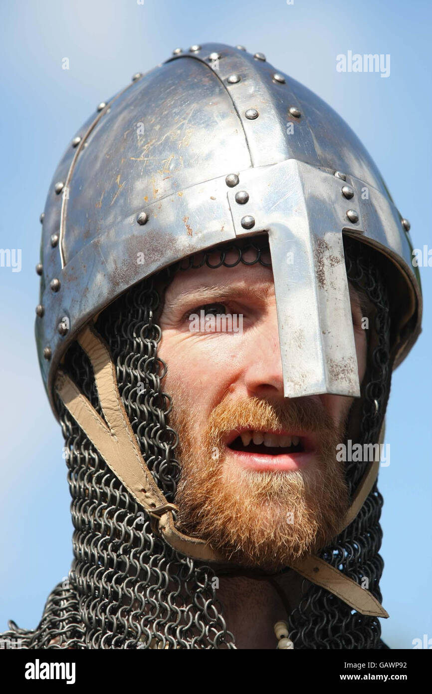 Alan Montague aboard the Sea Stallion of Glendalough, a replica Viking ...