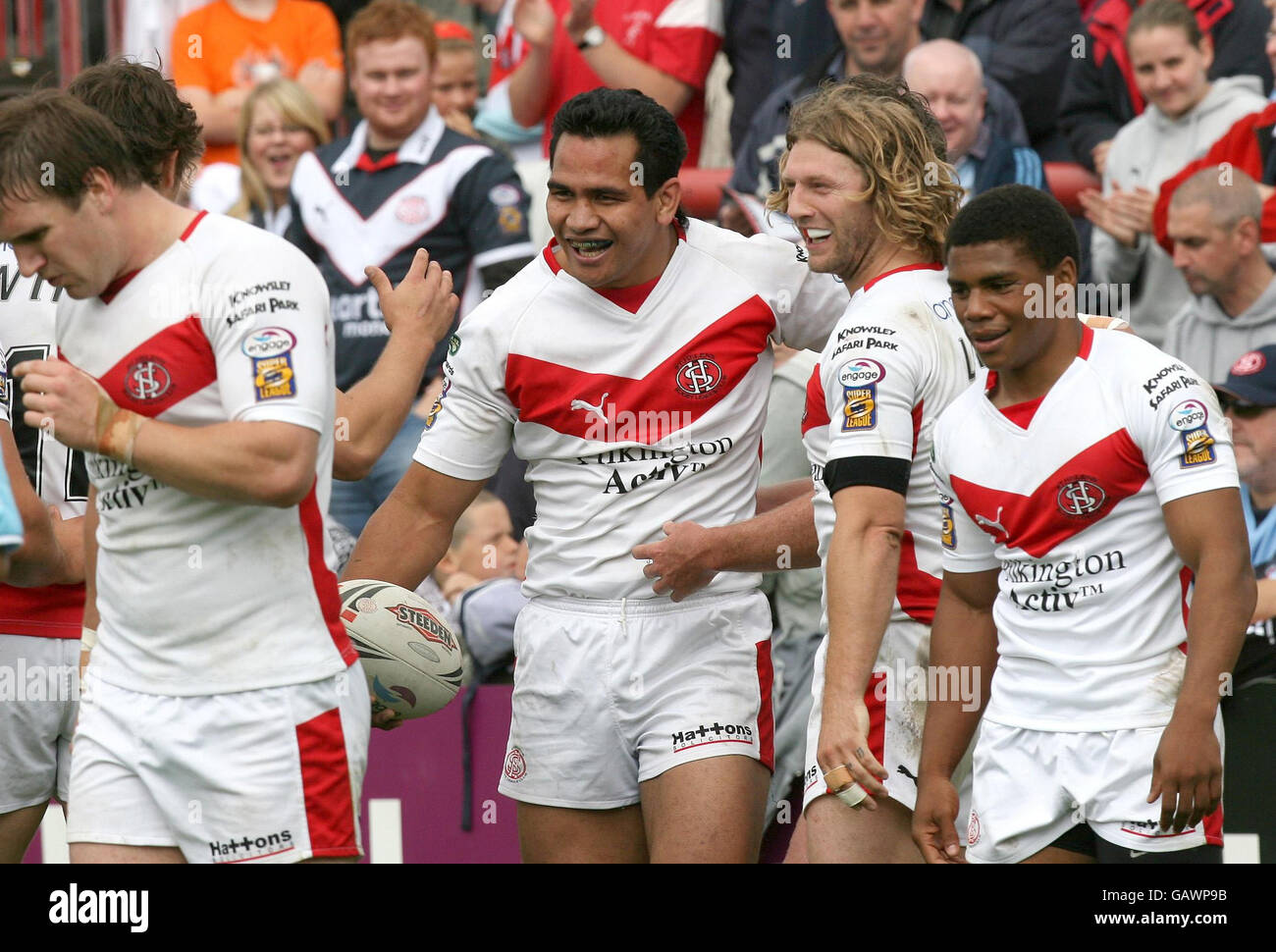 Rugby league engage super league st helens huddersfield knowsley road ...