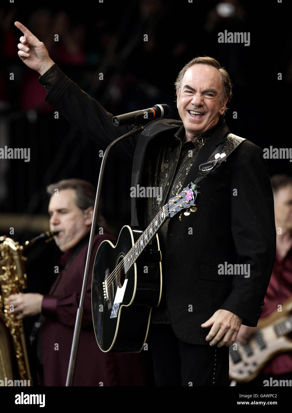 Neil diamond pyramid stage hi-res stock photography and images - Alamy