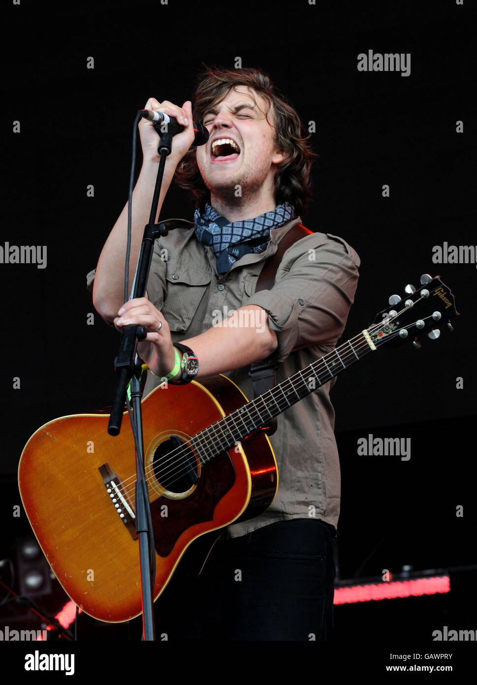 Starsailor perform on the main stage hi-res stock photography and ...