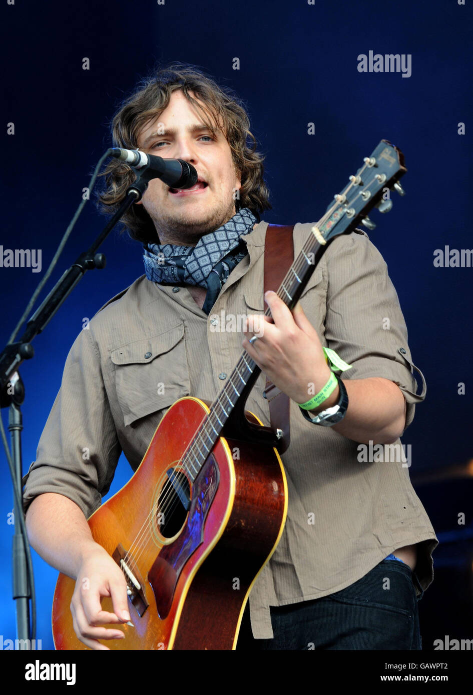 Starsailor perform on the main stage hi-res stock photography and ...
