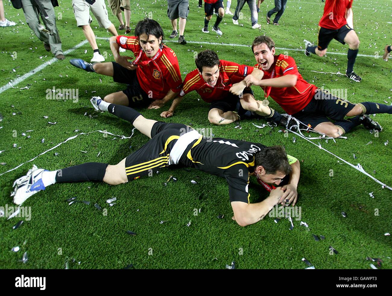 Soccer euro 2008 team spain hi-res stock photography and images - Alamy