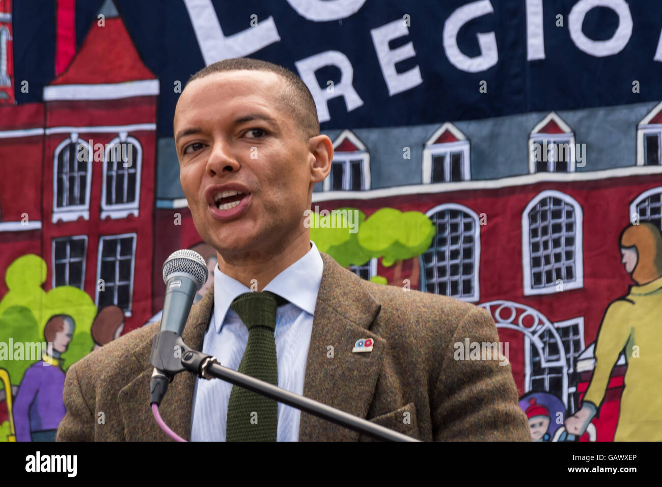 London, UK. 5th July, 2016. Clive Lewis, Labour MP for Norwich South ...