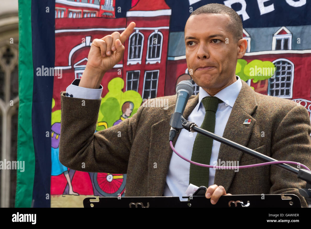 London, UK. 5th July, 2016. Clive Lewis, Labour MP for Norwich South ...