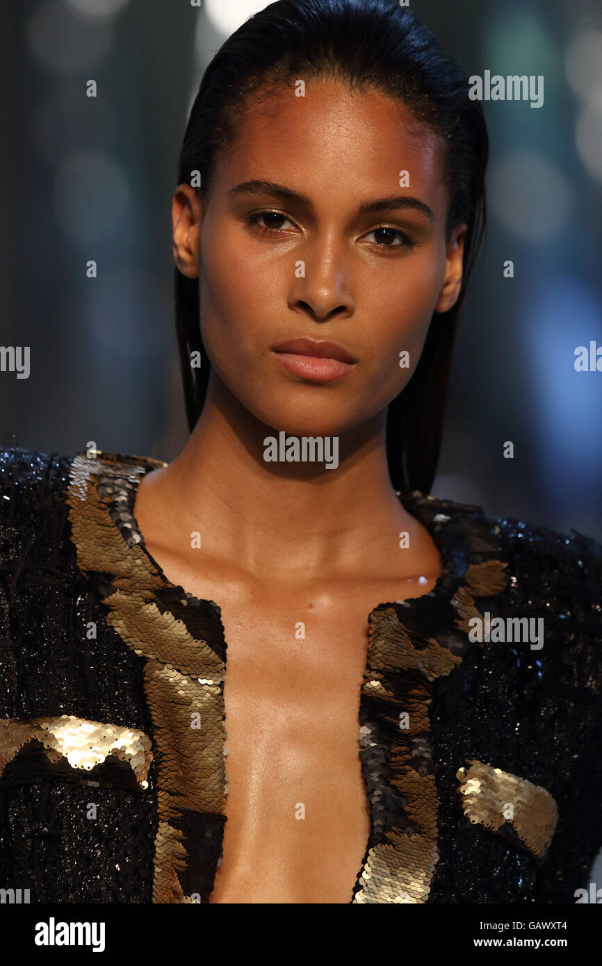 Paris, France. 5th July, 2016. A model wears a creation by French ...