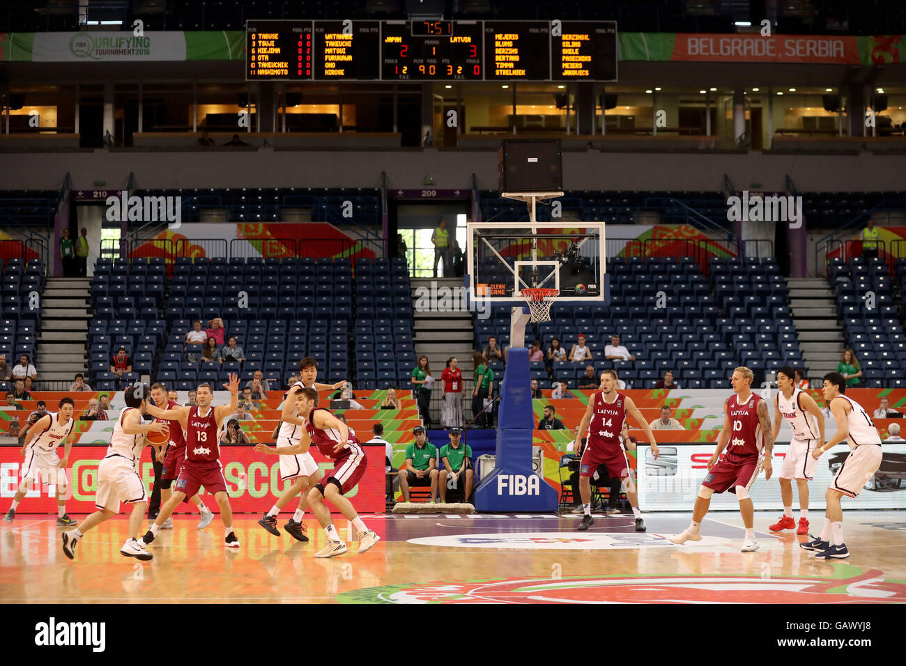Belgrade, Serbia. 4th July, 2016. General view Basketball : FIBA World ...