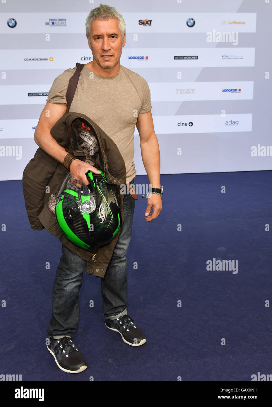 Berlin, Germany. 5th July, 2016. Actor Ralph Herforth poses at the ...