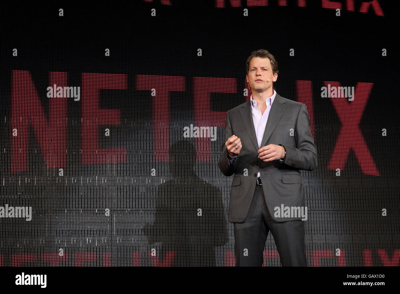 Netflix Japan CEO, Greg Peters attends Netflix contents presentation at ...